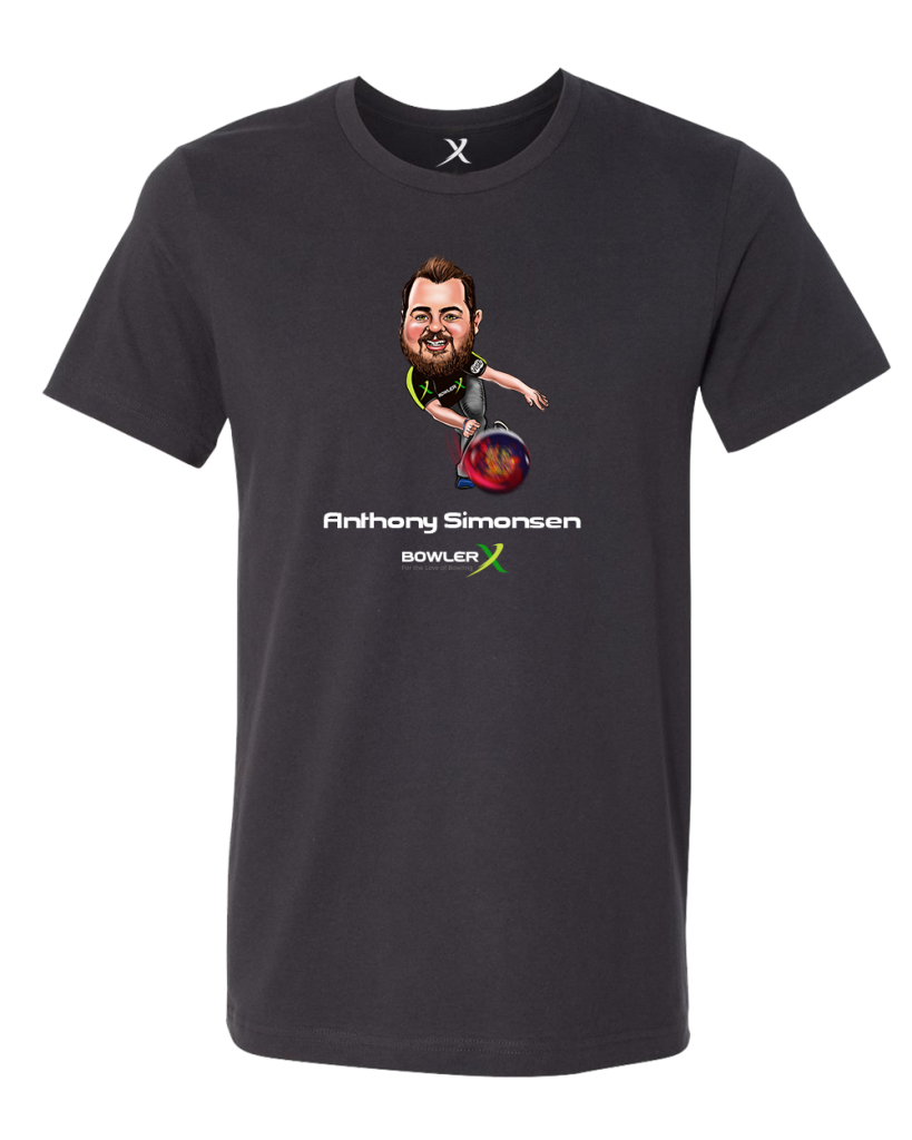 Anthony Simonsen PBA Caricature Bowling Shirt - BowlerX.com