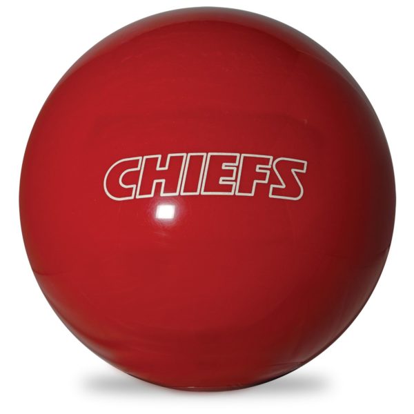Kansas City Chiefs NFL Engraved Plastic Bowling Ball - BowlerX.com