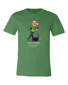 Justin Knowles PBA Caricature Bowling Shirt | FREE SHIPPING - BowlerX.com