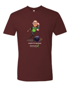 Justin Knowles PBA Caricature Bowling Shirt | FREE SHIPPING - BowlerX.com