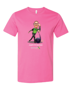 Justin Knowles PBA Caricature Bowling Shirt | FREE SHIPPING - BowlerX.com
