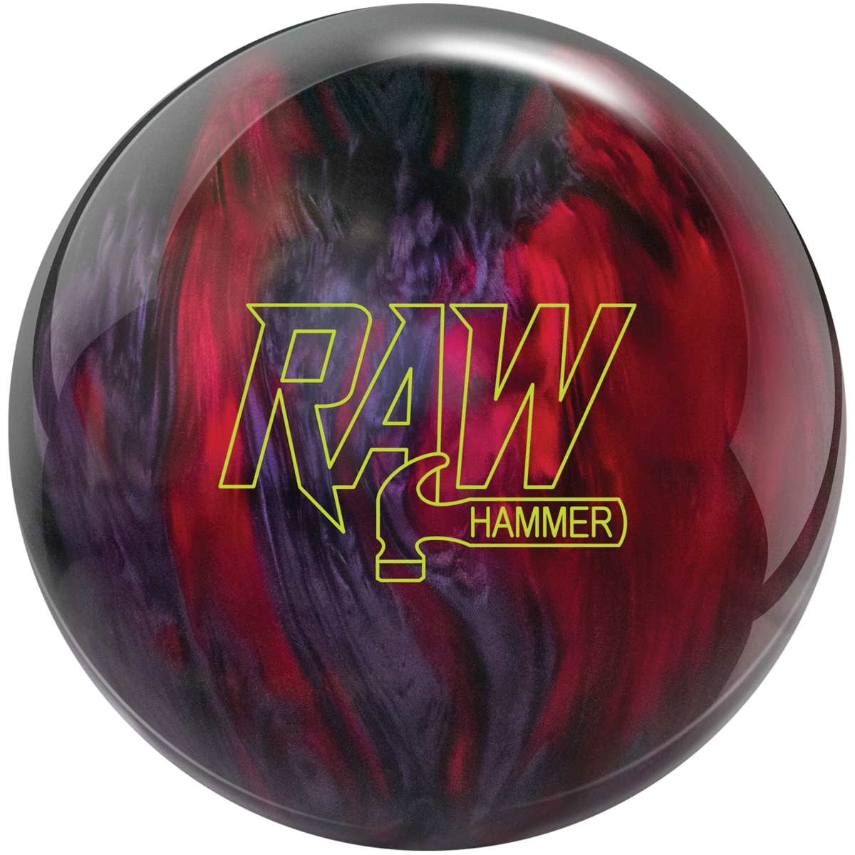 Hammer Raw Hammer Red/Smoke/Black Hybrid Bowling Ball - BowlerX.com
