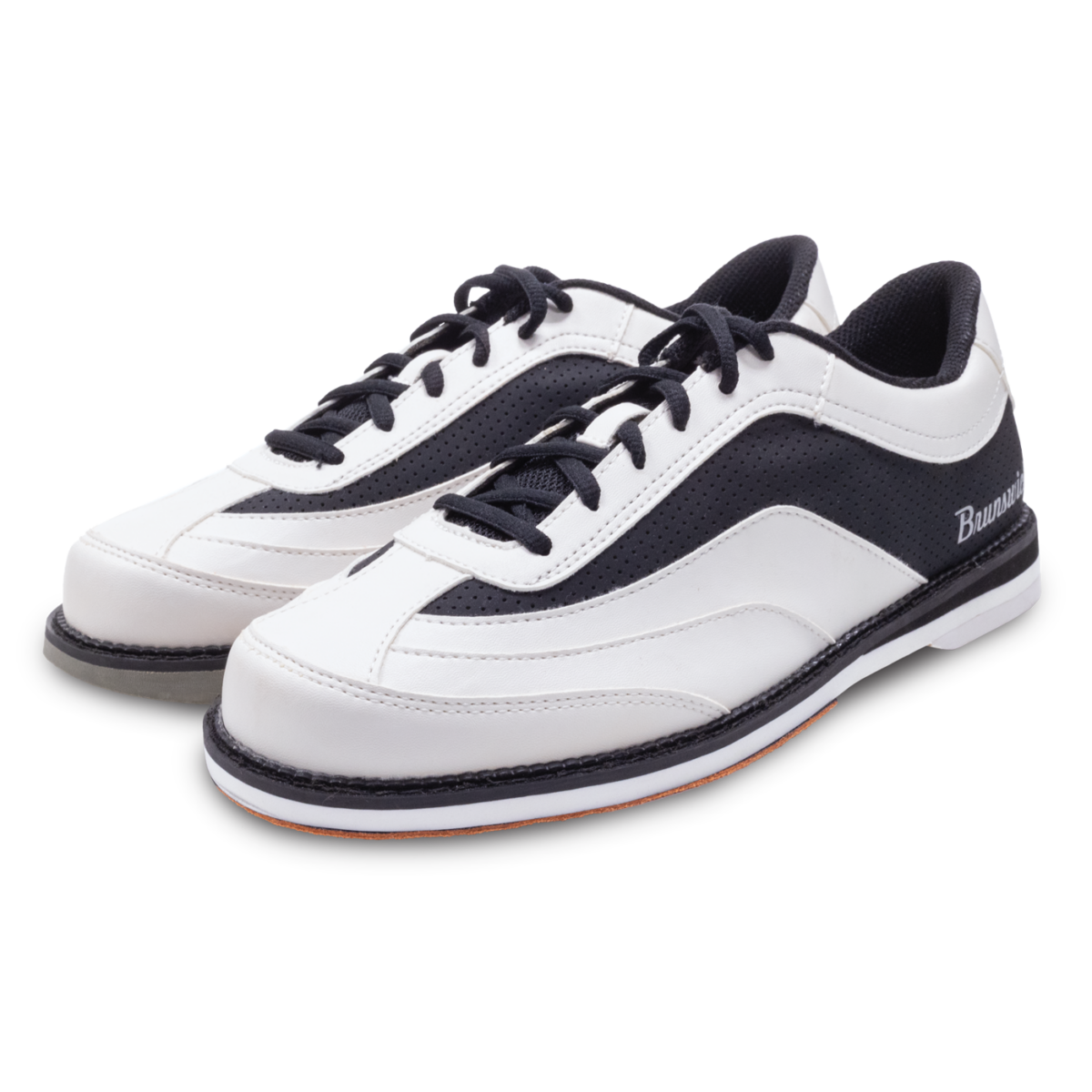 Brunswick Rampage White/Black Men's Right Handed Bowling Shoes ...