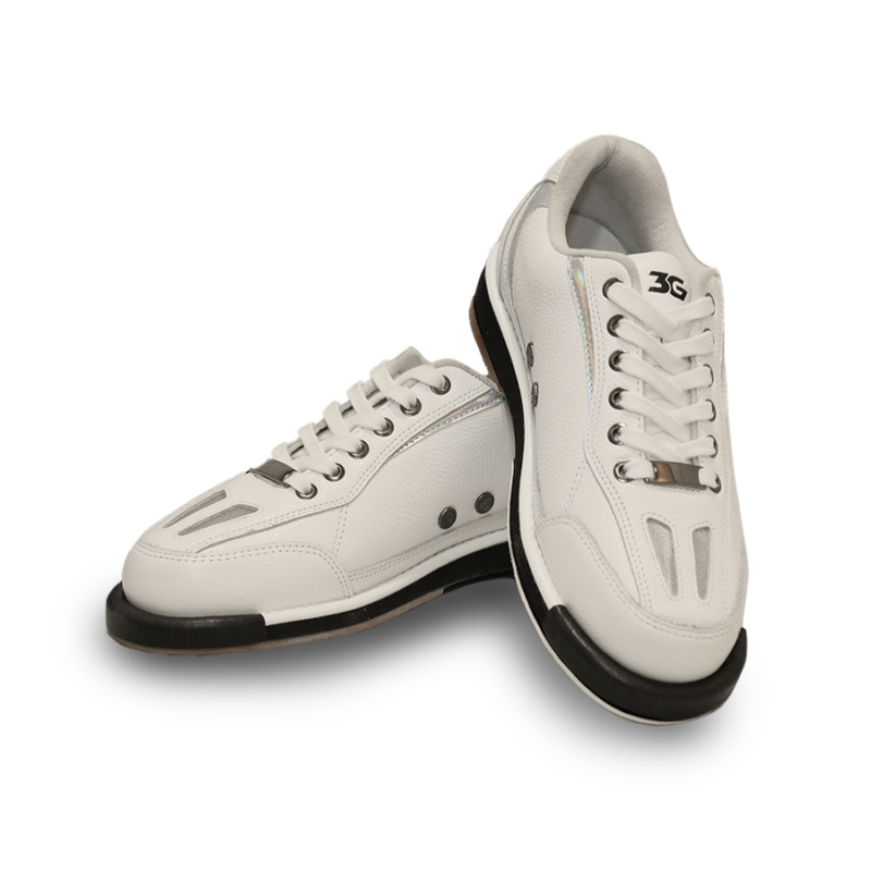 3G Tour Racer Left Handed Bowling Shoes White/Holo - BowlerX.com