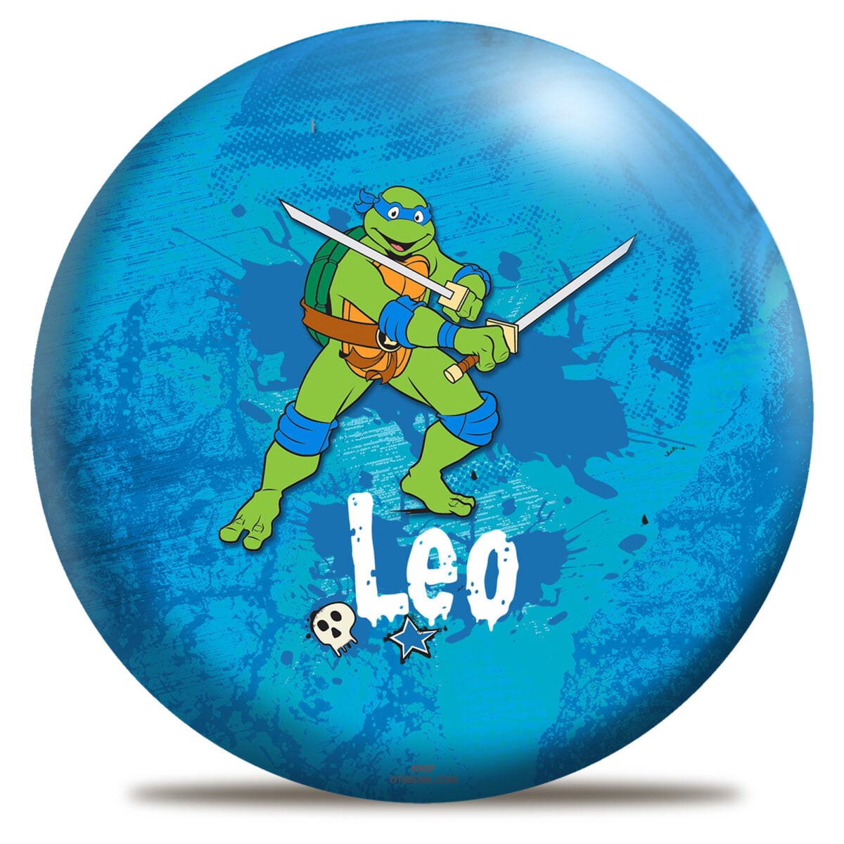 Teenage Mutant Ninja Turtles Leonardo Bowling Ball - Online Bowling Pro ...