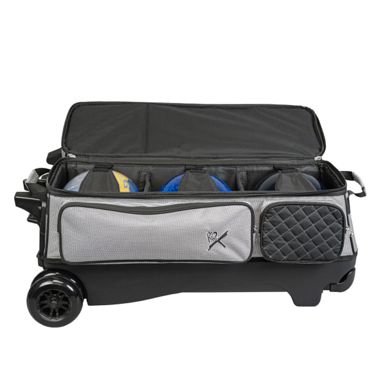 KR Royal Flush 4X4 Ball Roller Black/Silver - BowlerX.com