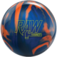 Hammer Raw Hammer Blue/Black/Orange Hybrid Bowling Ball - BowlerX.com