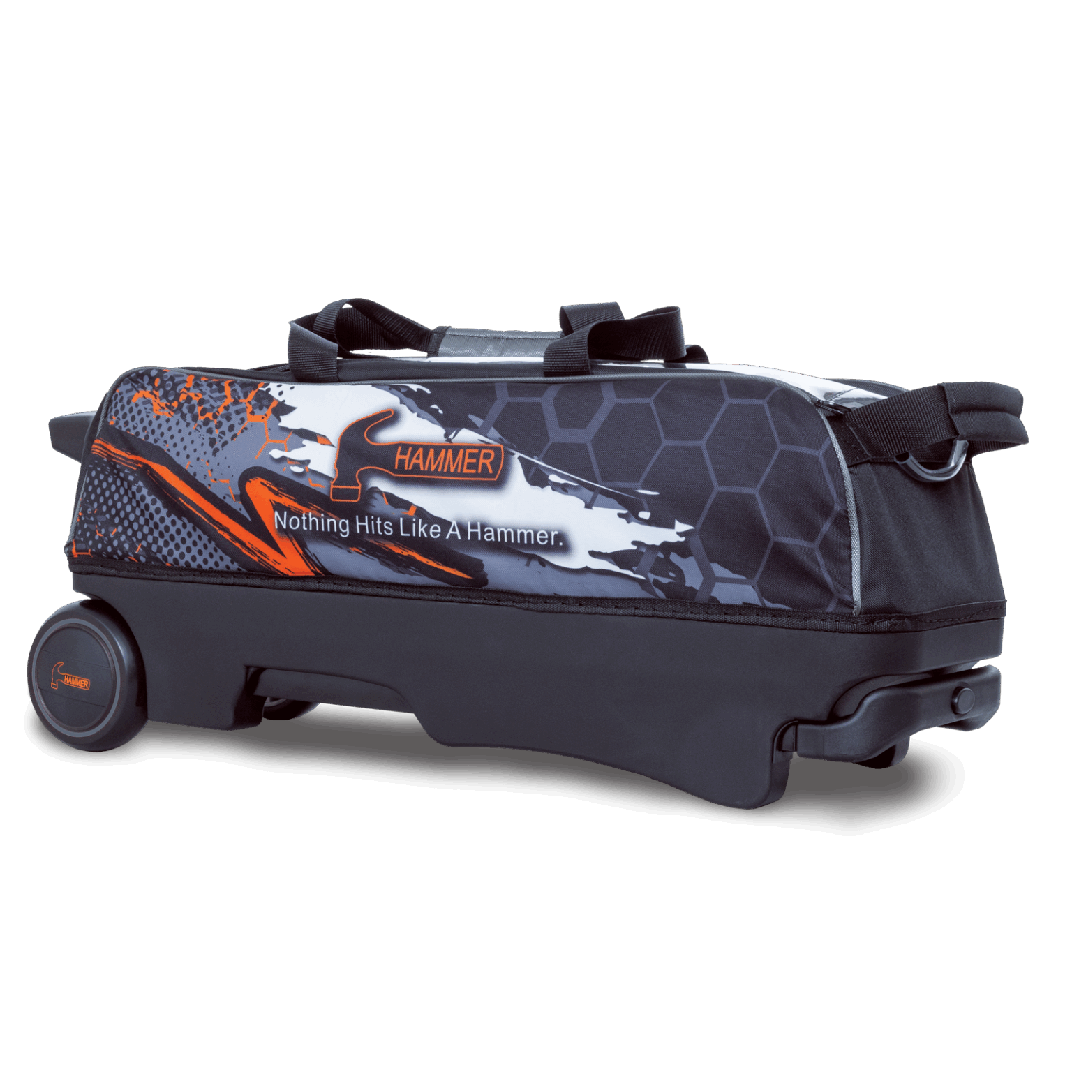 Hammer Hybrid Triple Roller Black/Orange - BowlerX