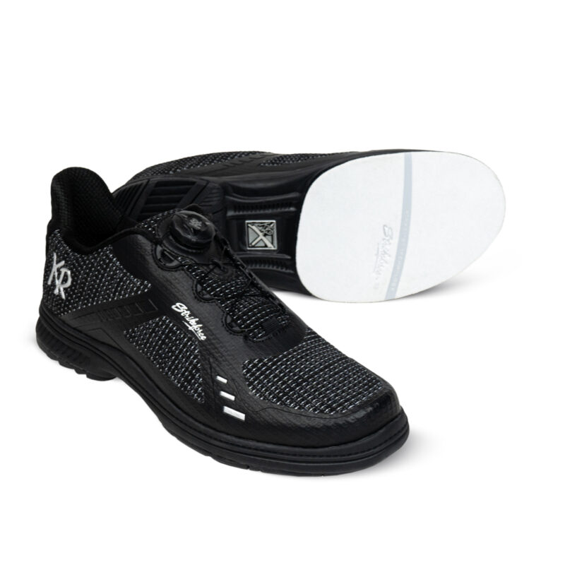 KR Strikeforce Jet FT Left Handed Men's Bowling Shoes Black/Silver ...
