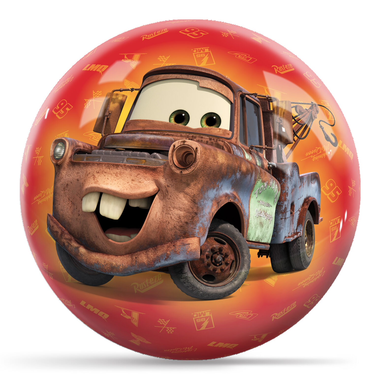 Disney Cars Lightning McQueen and Mater Bowling Ball - BowlerX.com