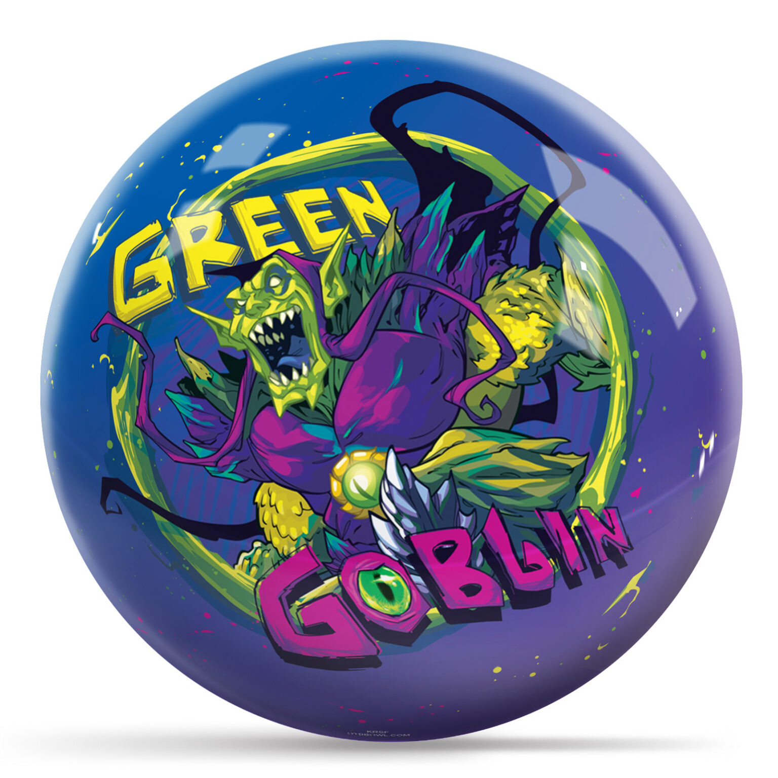 Marvel Spider Man Green Goblin Characters Bowling Ball - BowlerX.com