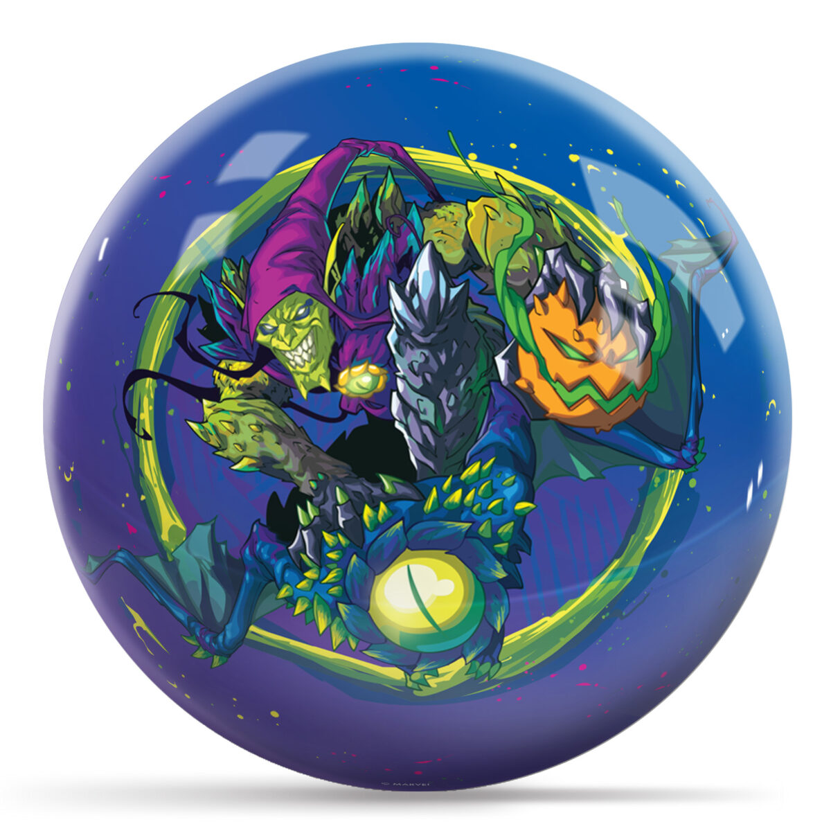 Marvel Spider Man Green Goblin Characters Bowling Ball - BowlerX.com